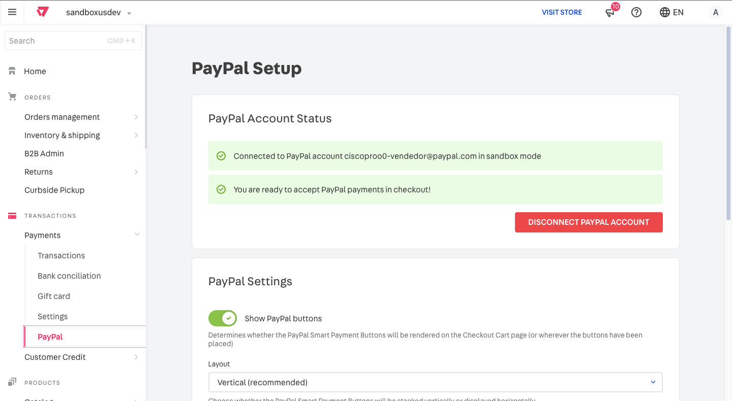 PayPal Complete Payments